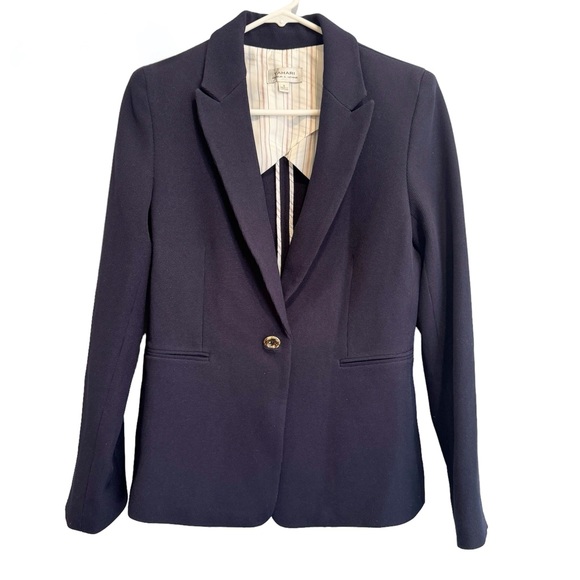 Tahari | Jackets & Coats | Tahari Navy Blazer Blazer Classic 4 Arthur S ...